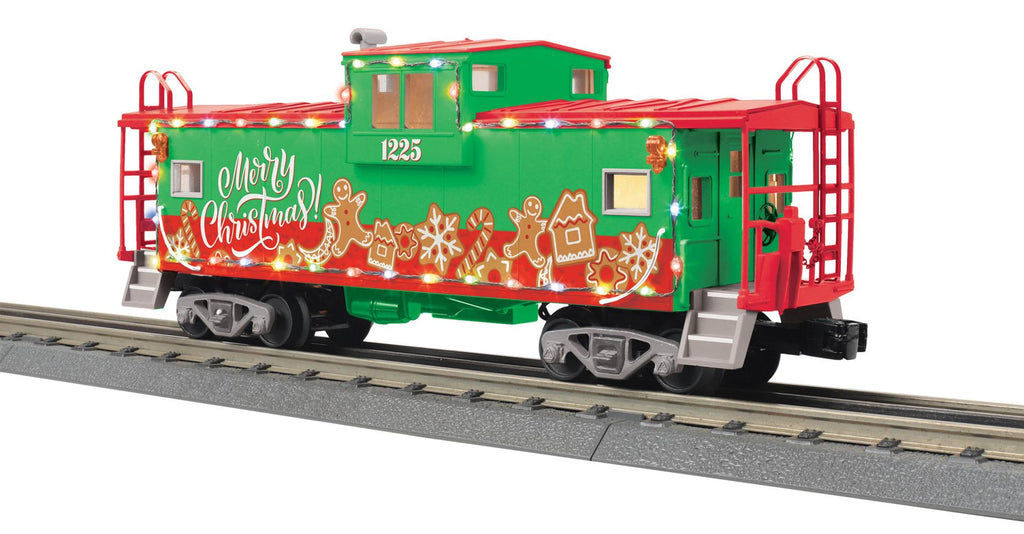 30-77412 - O Gauge Rugged Rails Christmas Extended Vision Caboose with – Dixie Union Station