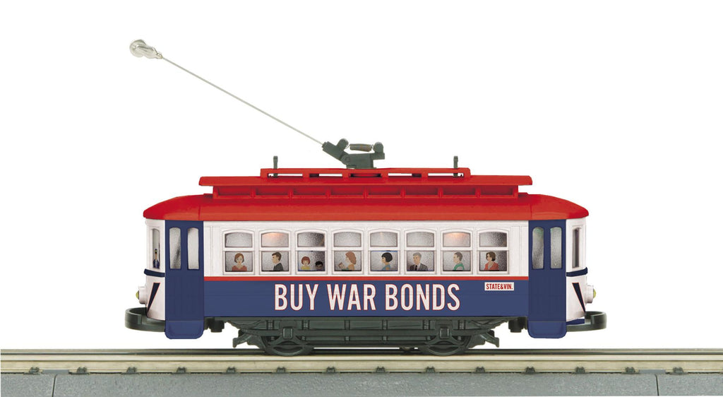 30-5247 - Buy War Bonds Bump-n-Go Trolley - No. 99 – Dixie Union Station