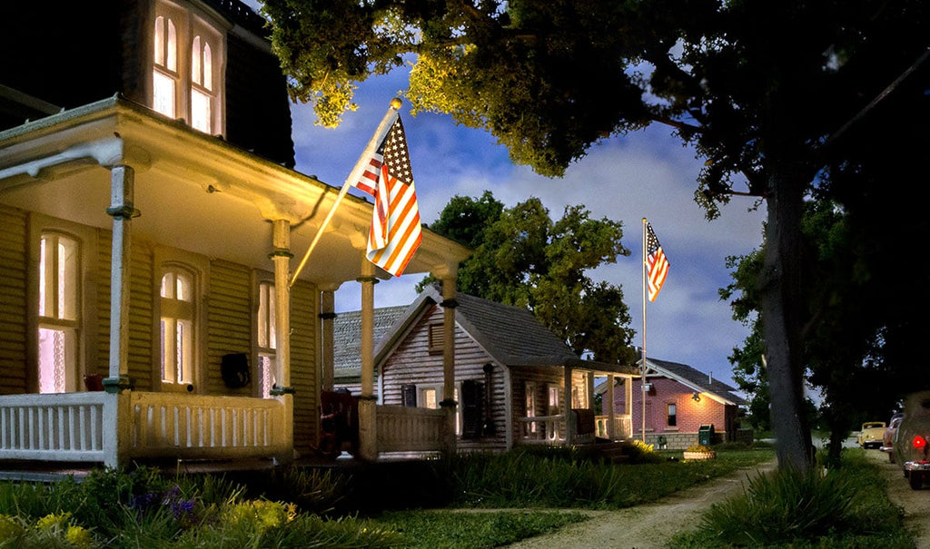 jp5954 - US Flag Medium - Wall Mount – Dixie Union Station