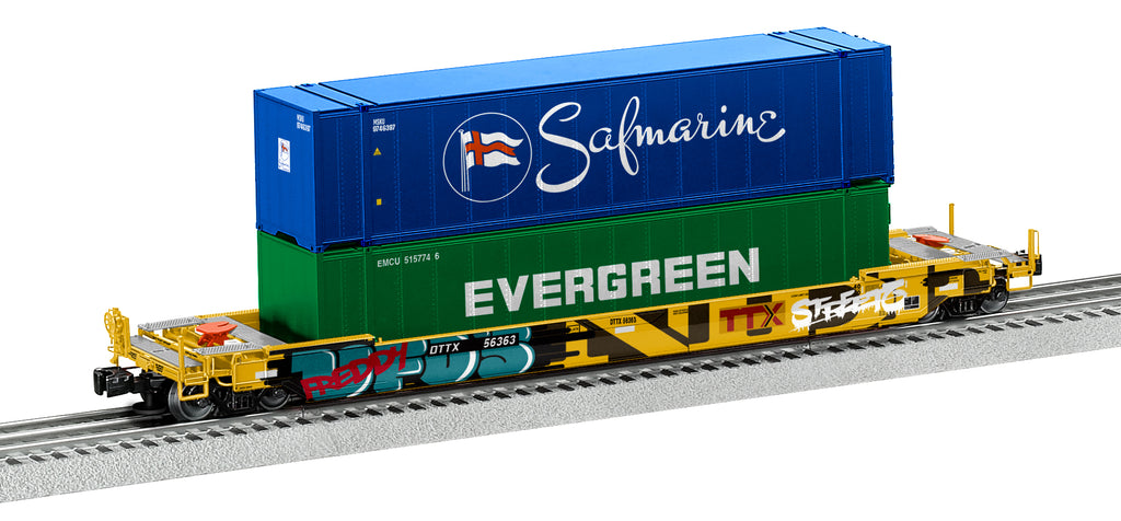 2226612 - TTX HUSKY STACK #56363 W/GRAFFITI – Dixie Union Station