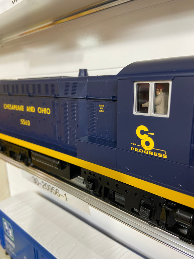 30-20956-1 - Chesapeake & Ohio AS-616 Diesel Engine With Proto-Sound 3 – 3 Rail Trains